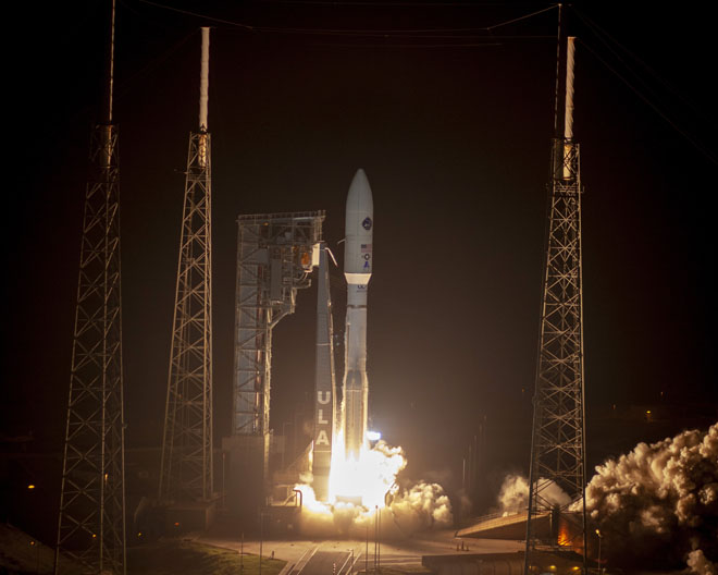 Atlas V lance un satellite de communications militaires Atlas V lance un satellite de communications militaires